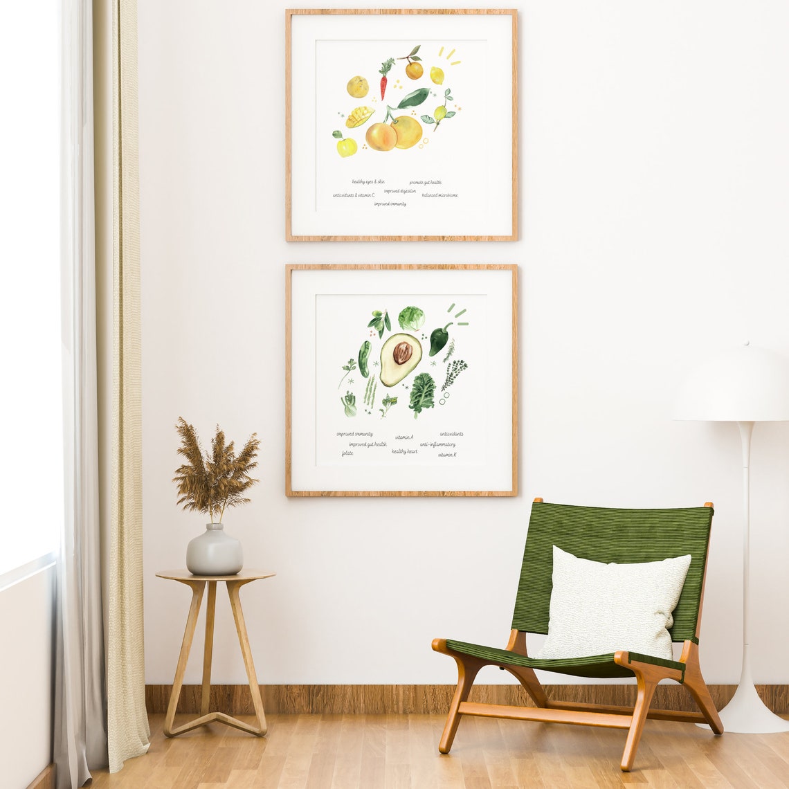 Nutrition Poster Set: Kitchen & Office Decor (digital Download) - Etsy