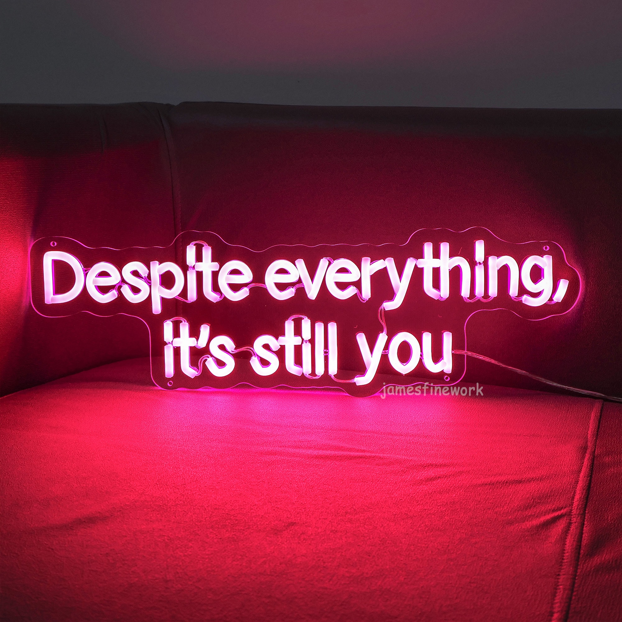 Despite Everything, It's Still You Neon Sign, Undertale Quote Neon ...