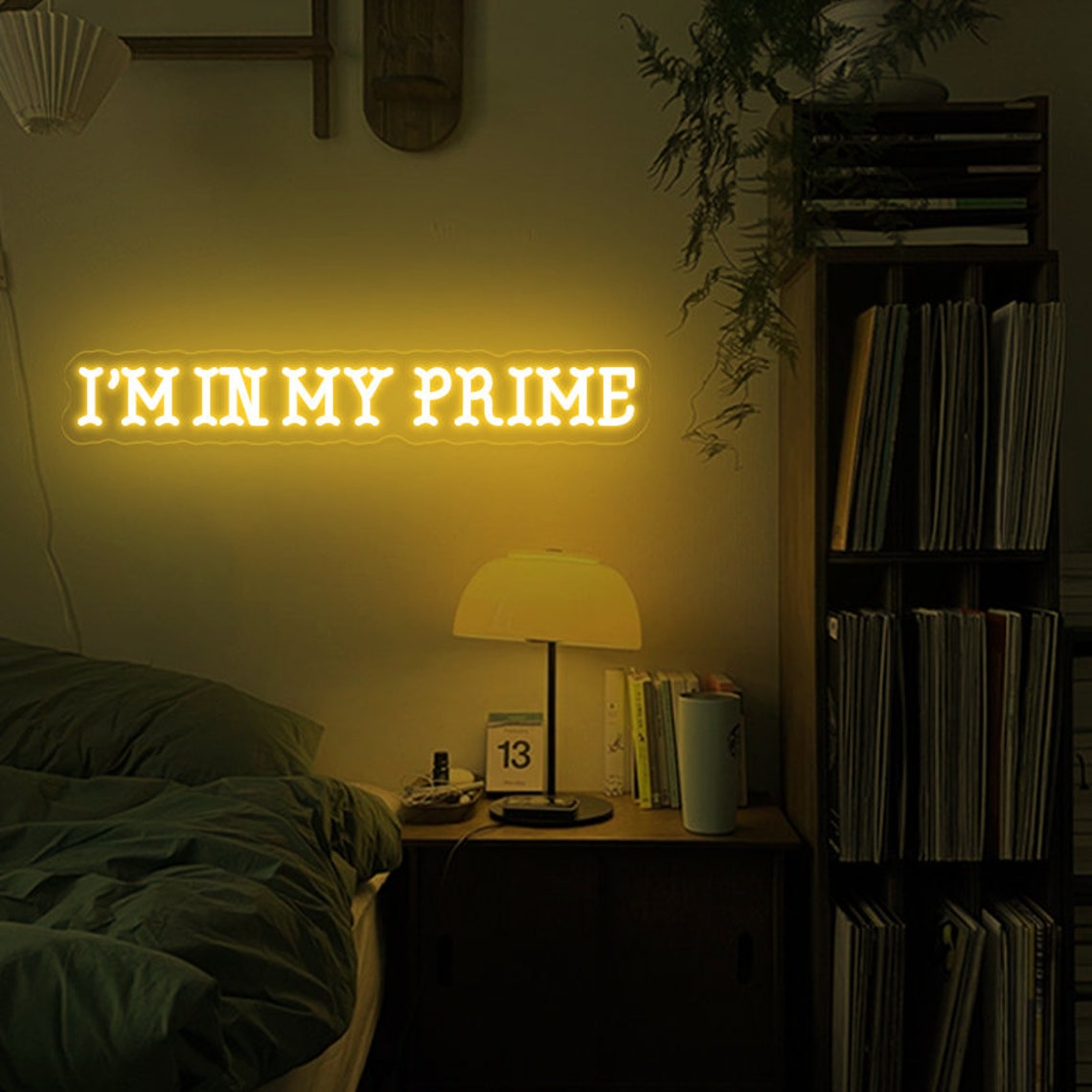 I'm in My Prime Neon Sign, Bedroom Inspirational Quote Neon Light ...