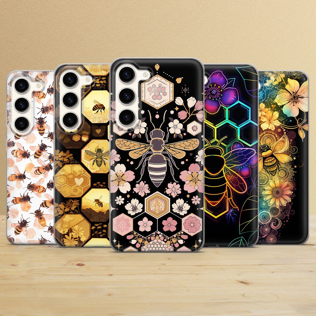 Honeycomb Phone Case Cute Bee Cover for Samsung Galaxy S25ultra, S24 ...
