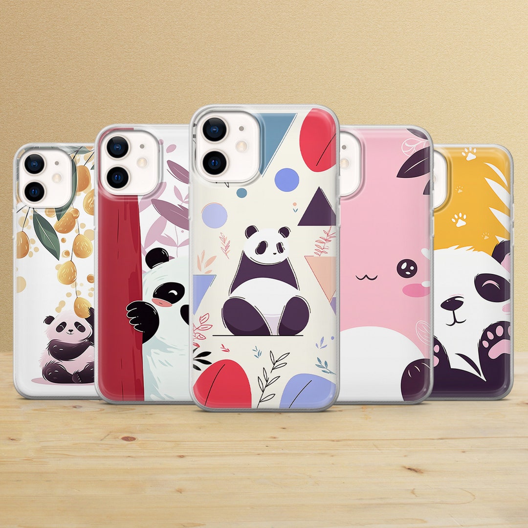 Panda Phone Case: Kawaii Animal Cover for iPhone 17e, Samsung S26 ...