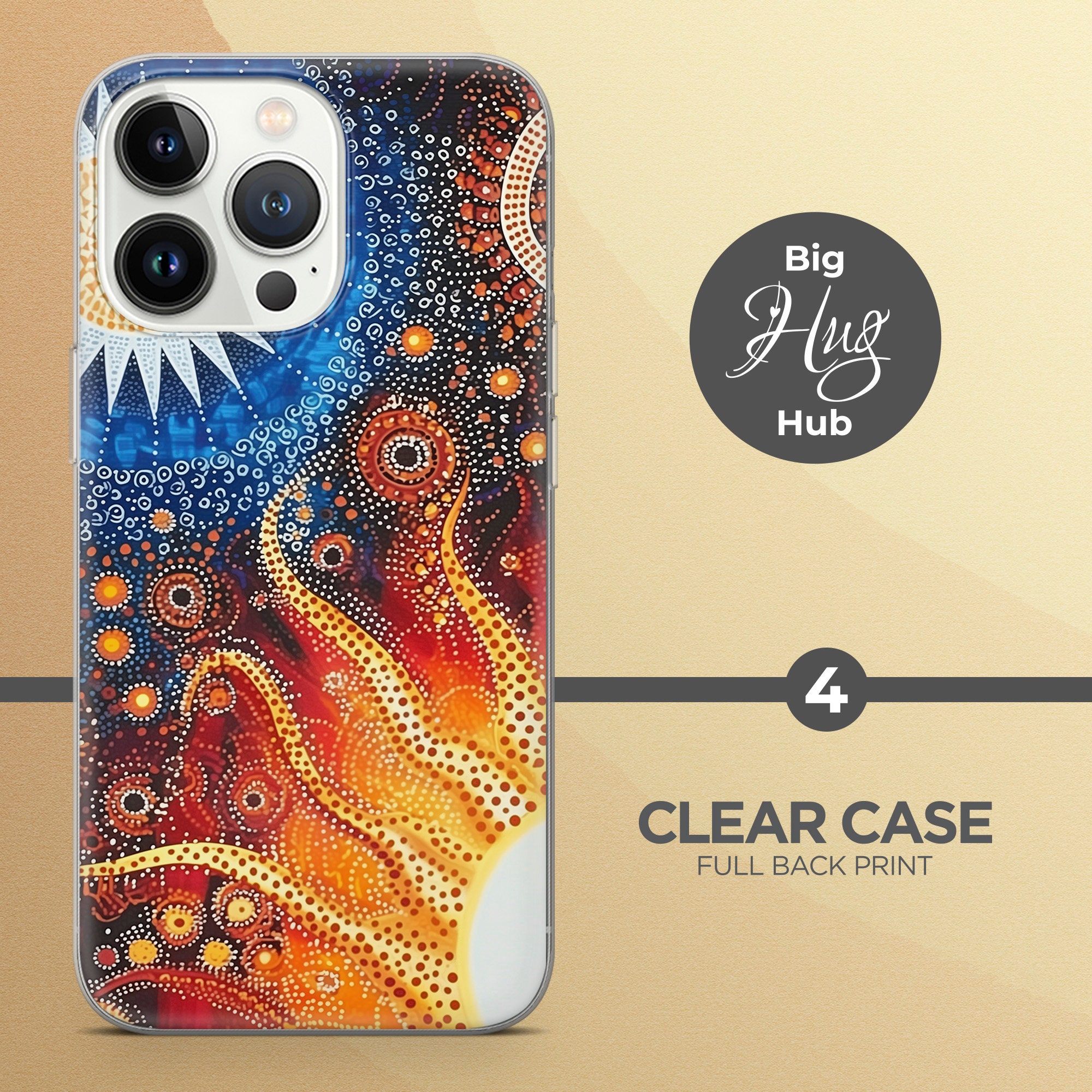 Aboriginal Jellyfish Phone Case, Art Cover for iPhone 17, Samsung S25 ...