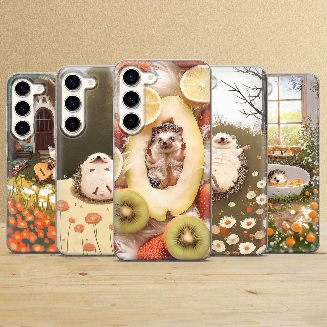 Hedgehog Phone Case Cute Aesthetic Cover for Samsung Galaxy S25ultra ...