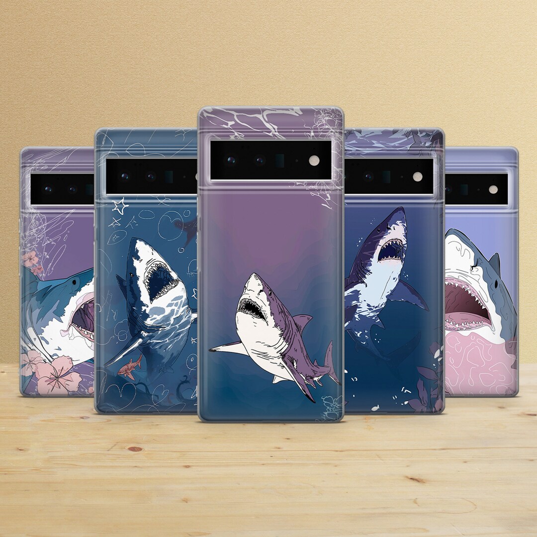 Shark Phone Case: Sea Monster Soft TPU Cover - Etsy