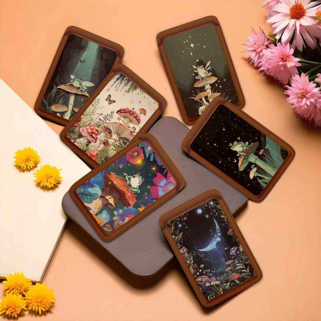 Aesthetic Frog Magsafe Wallet, Leather Magnetic Cute Toad Card Case ...