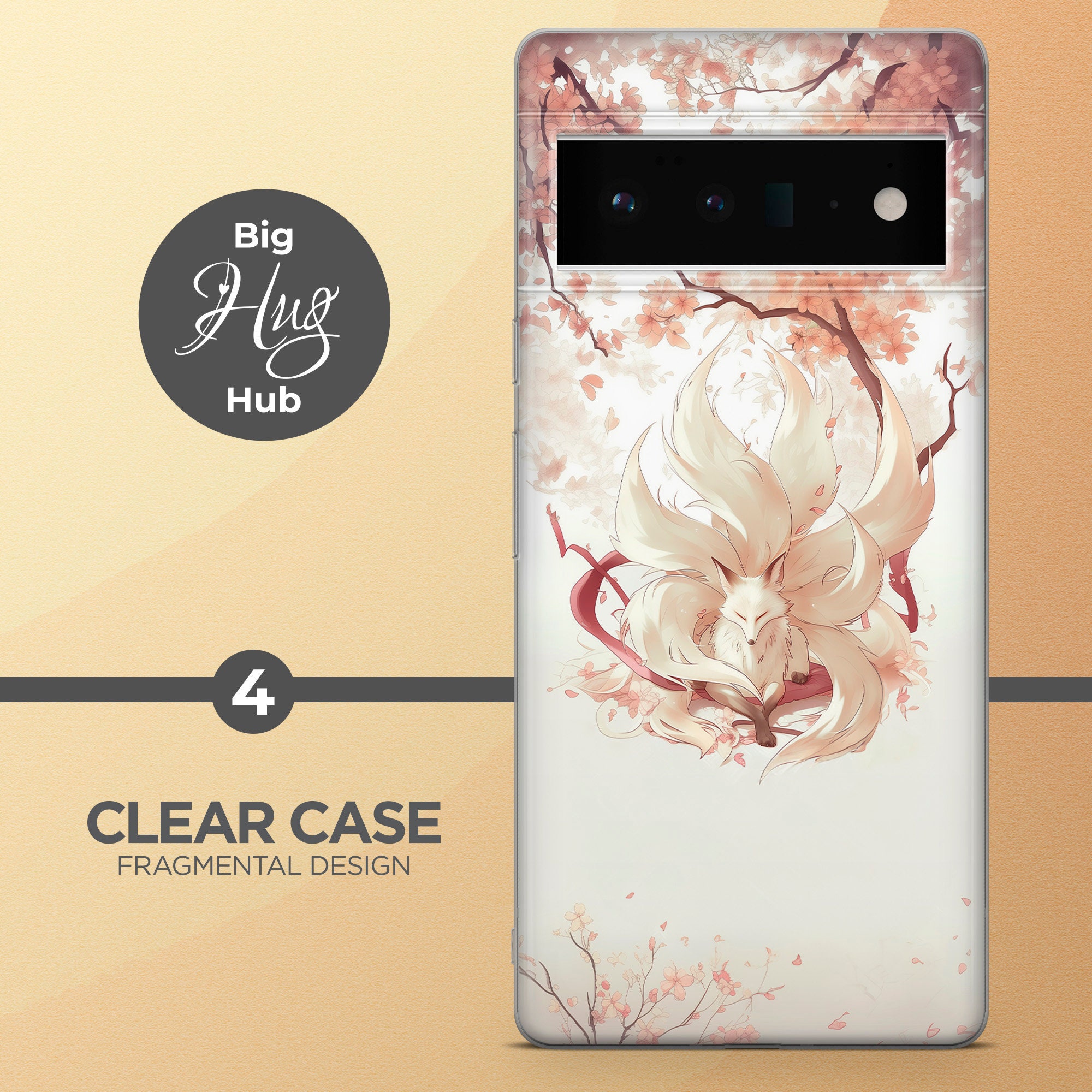 Nine Tails Fox Phone Case - Mythical Cover for iPhone 16 Plus, Pixel 10 ...