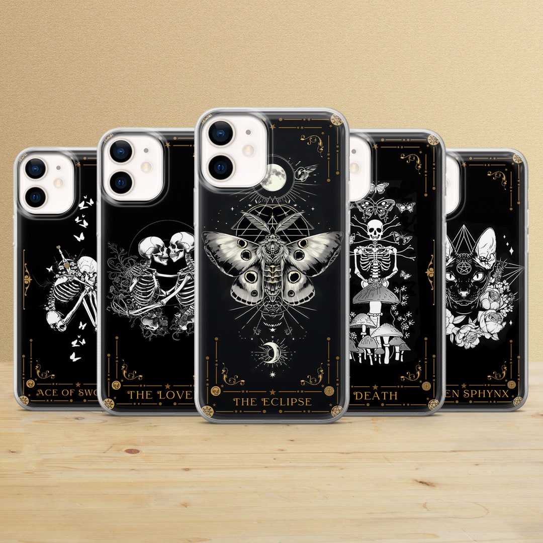 Tarot Card Phone Case Dark Witchy Cover for iPhone 15pro, 14, 13 ...