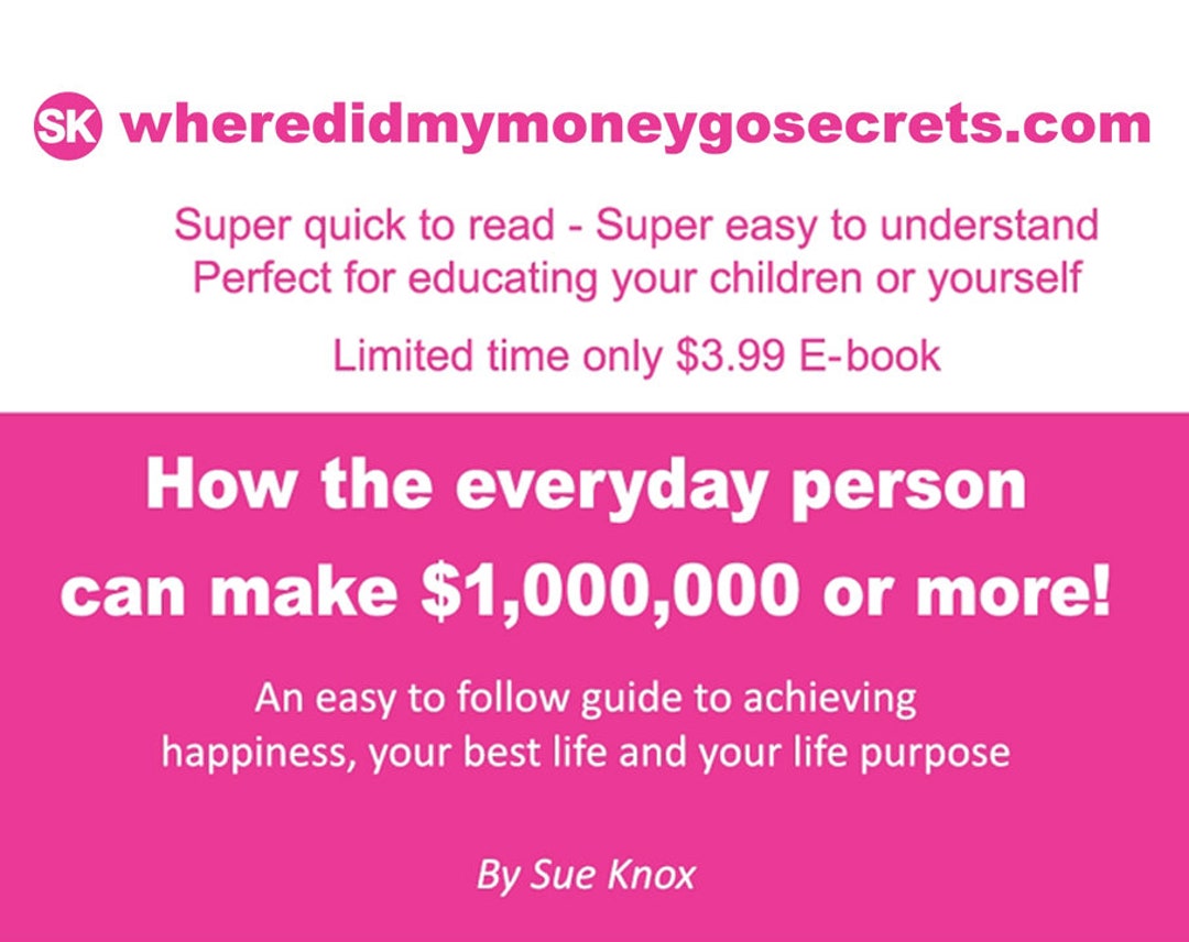 Where Did My Money Go Secrets? - Etsy