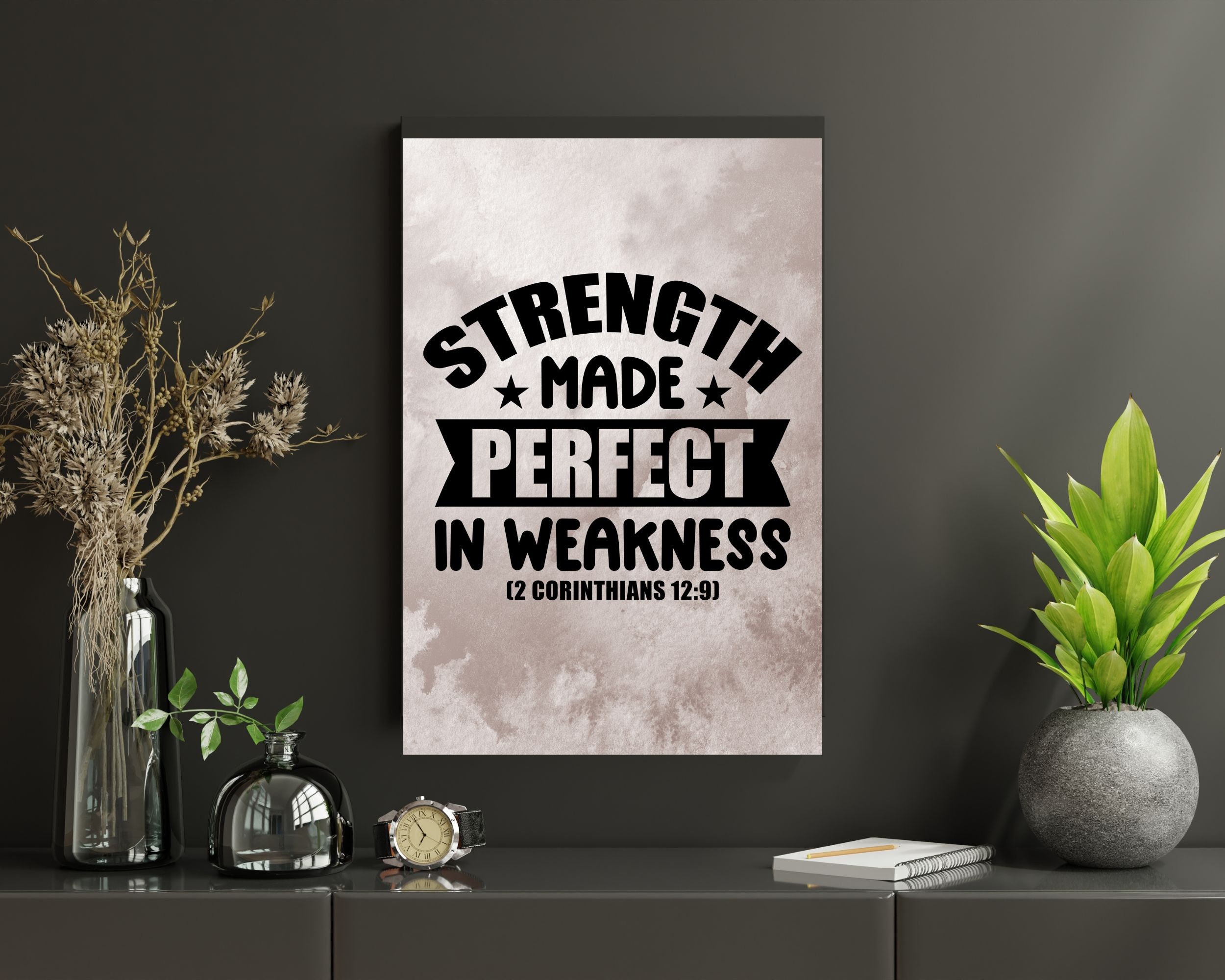 Christian Wall Art Bible Verse Printable Inspirational Art Faith-based ...