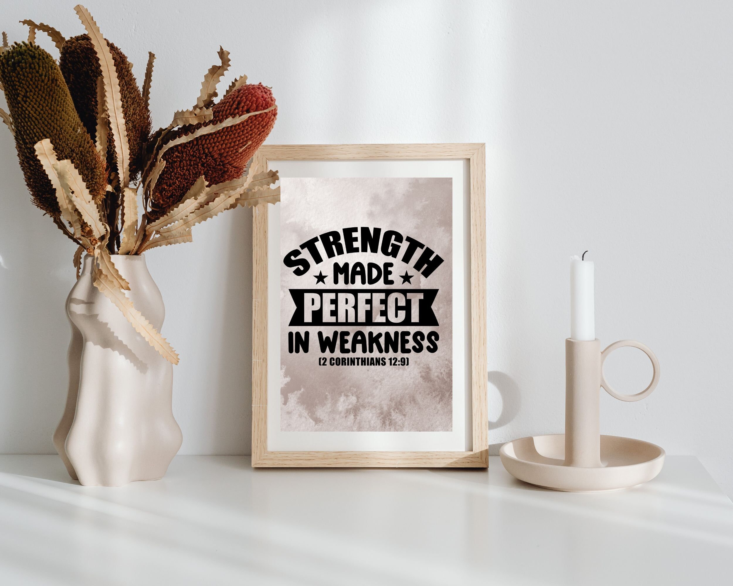 Christian Wall Art Bible Verse Printable Inspirational Art Faith-based ...