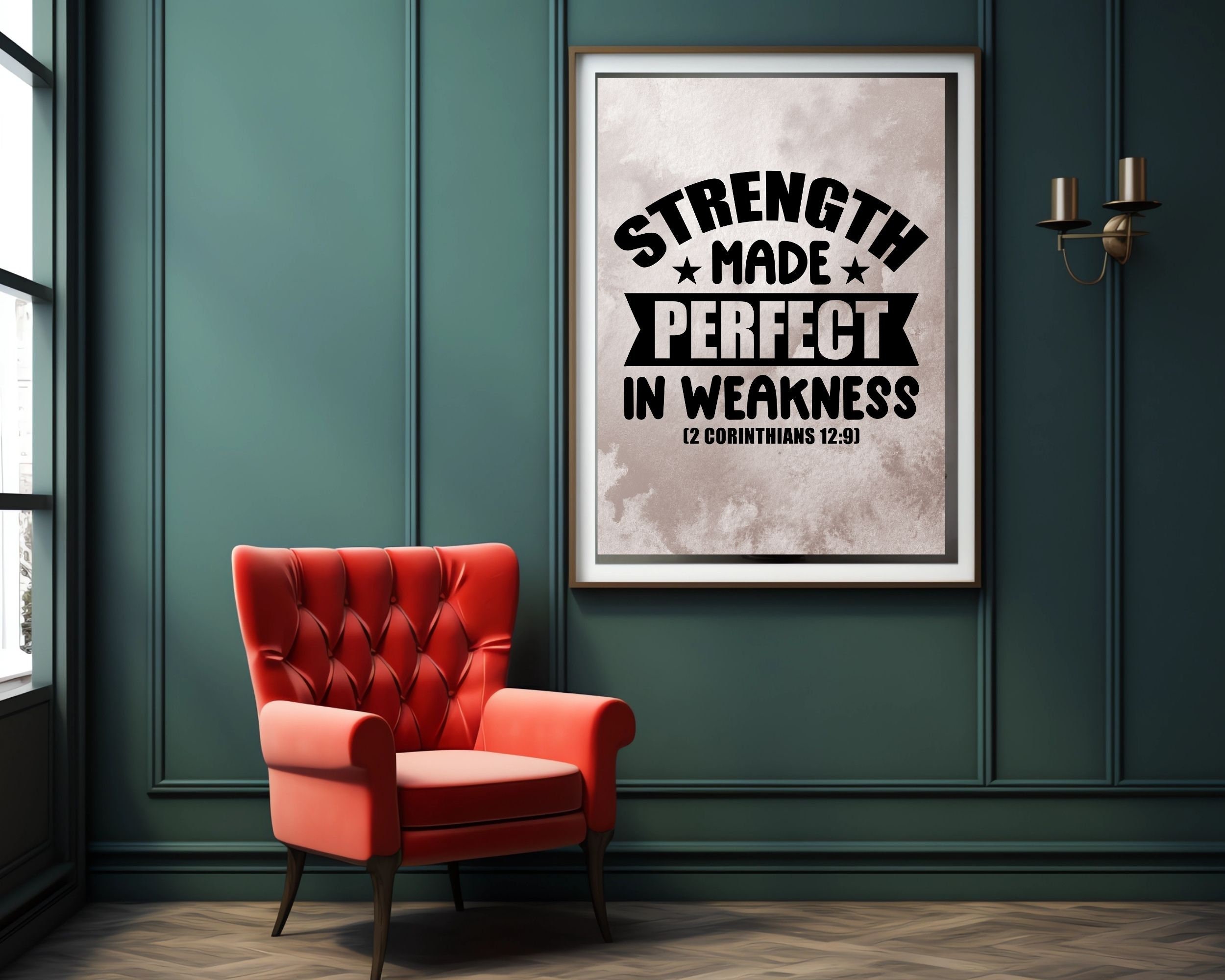 Christian Wall Art Bible Verse Printable Inspirational Art Faith-based ...