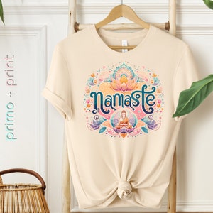 Namaste T-shirt Yoga Lover Tee, Buddha Meditation Shirt, Spiritual ...
