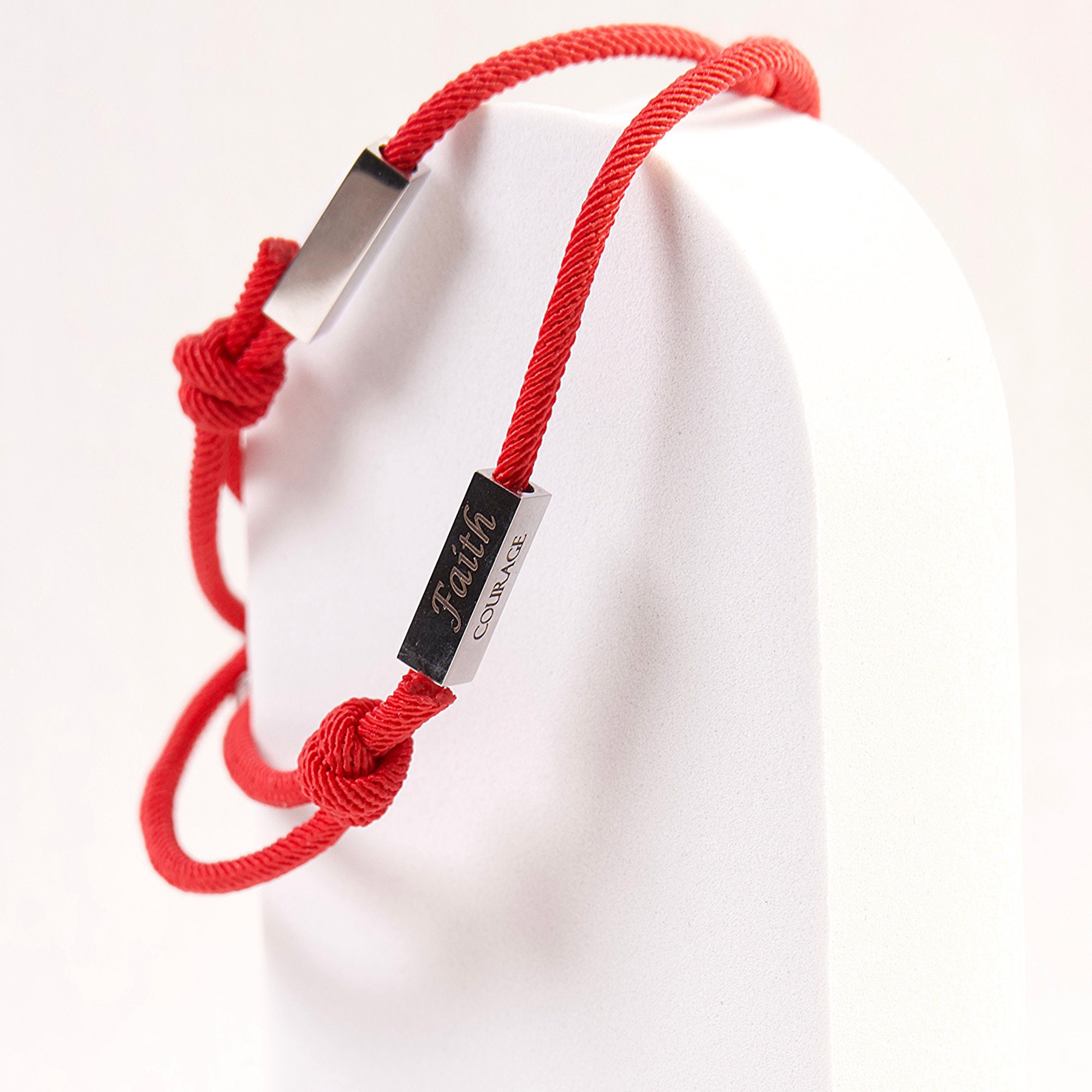 Personalized Rope Couple Bracelets Set Custom Made Engraved Bracelets ...