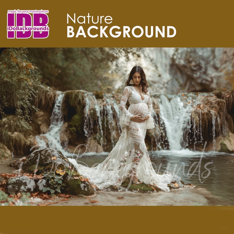 Waterfall Overlay - Etsy