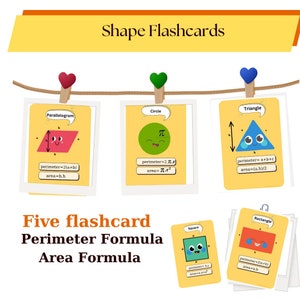 Shape Flashcards,2d Flashcards,educational Shapes Flashcards,shapes ...