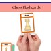 Chess Flashcards,chess Pieces,montessori Cards,flash Cards,strategic ...