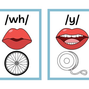 Sound Wall Mouth Shapes Cards,teaching Sound Cards,mouth Shapes ...