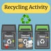 Recycling Activity-recycling Game, Earth Day Activity,waste Sorting ...