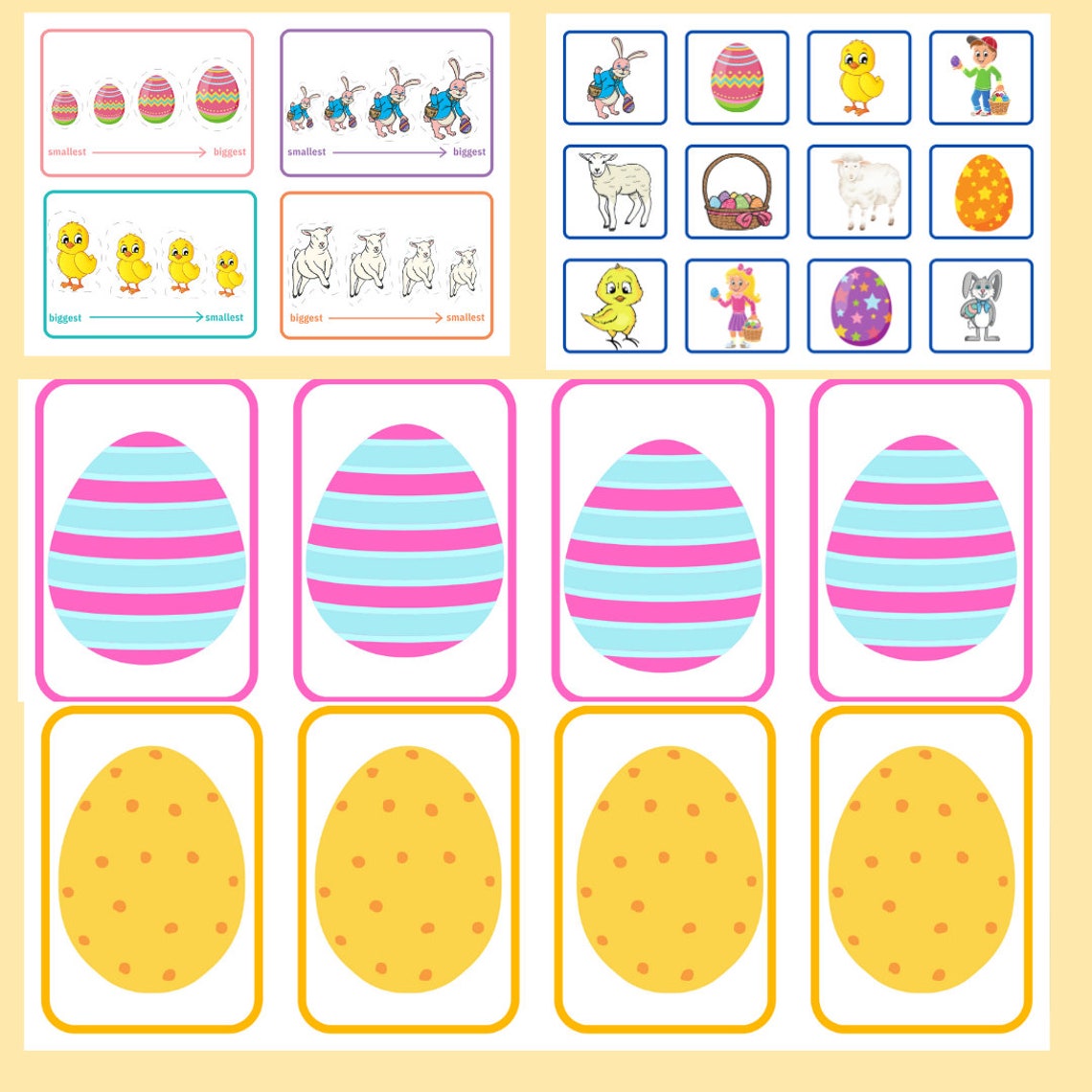 Easter Sorting Activities,printable Easter Activities Forkids ...