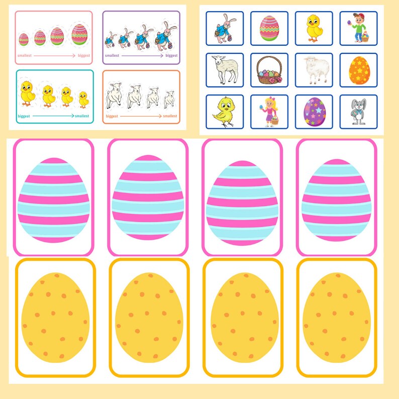 Easter Sorting Activities,printable Easter Activities Forkids ...