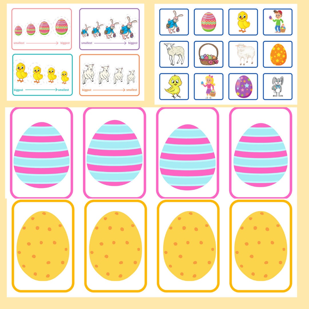 Easter Sorting Activities,printable Easter Activities Forkids ...