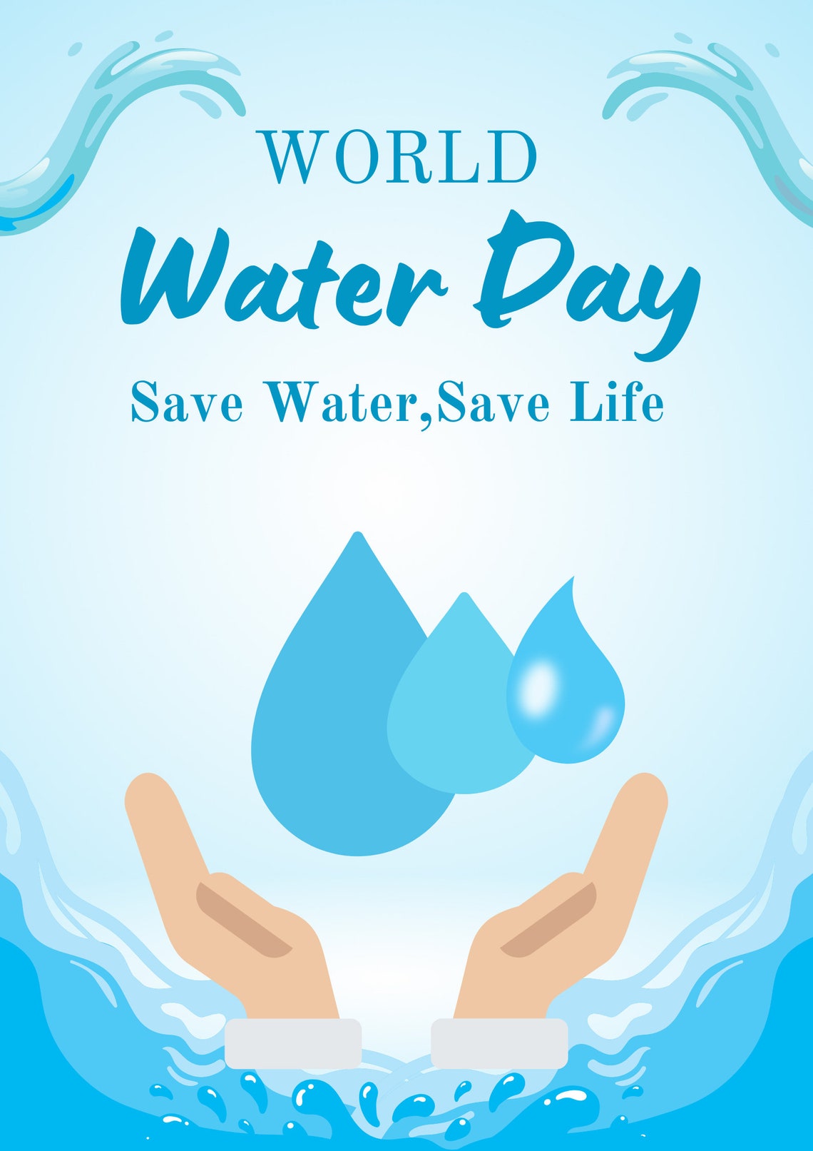 World Water Day Poster/water / Earth Day / Earth Day Poster,printables ...