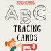 Alphabet Tracing Cardsanimals,alphabet Flashcards for Home,school ...