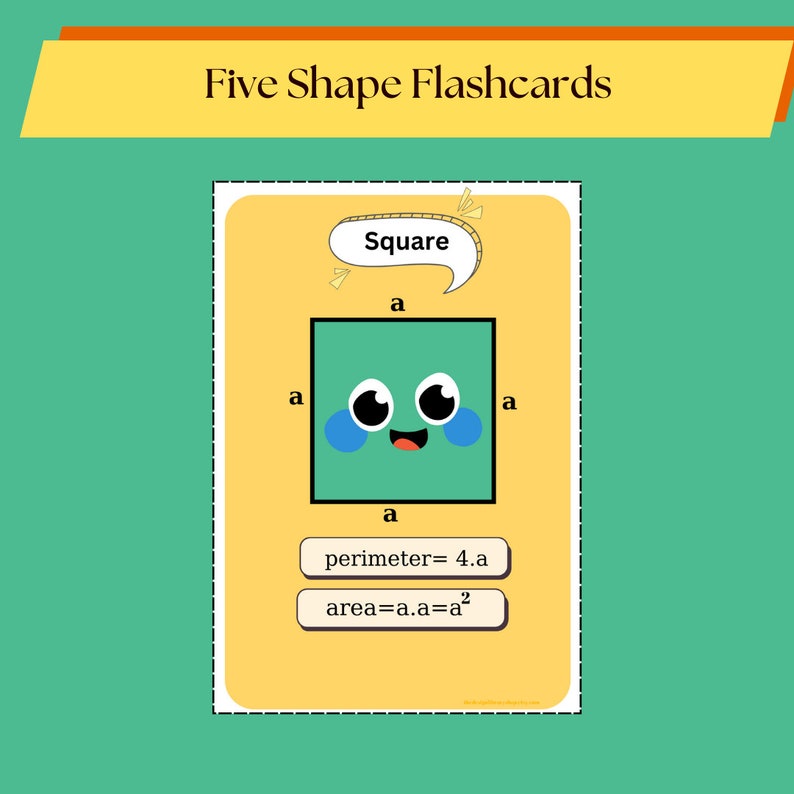 Shape Flashcards,2d Flashcards,educational Shapes Flashcards,shapes ...