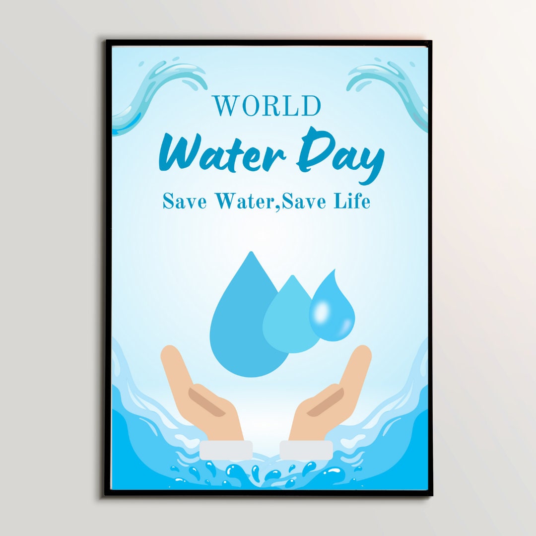 World Water Day Poster/water / Earth Day / Earth Day Poster,printables ...