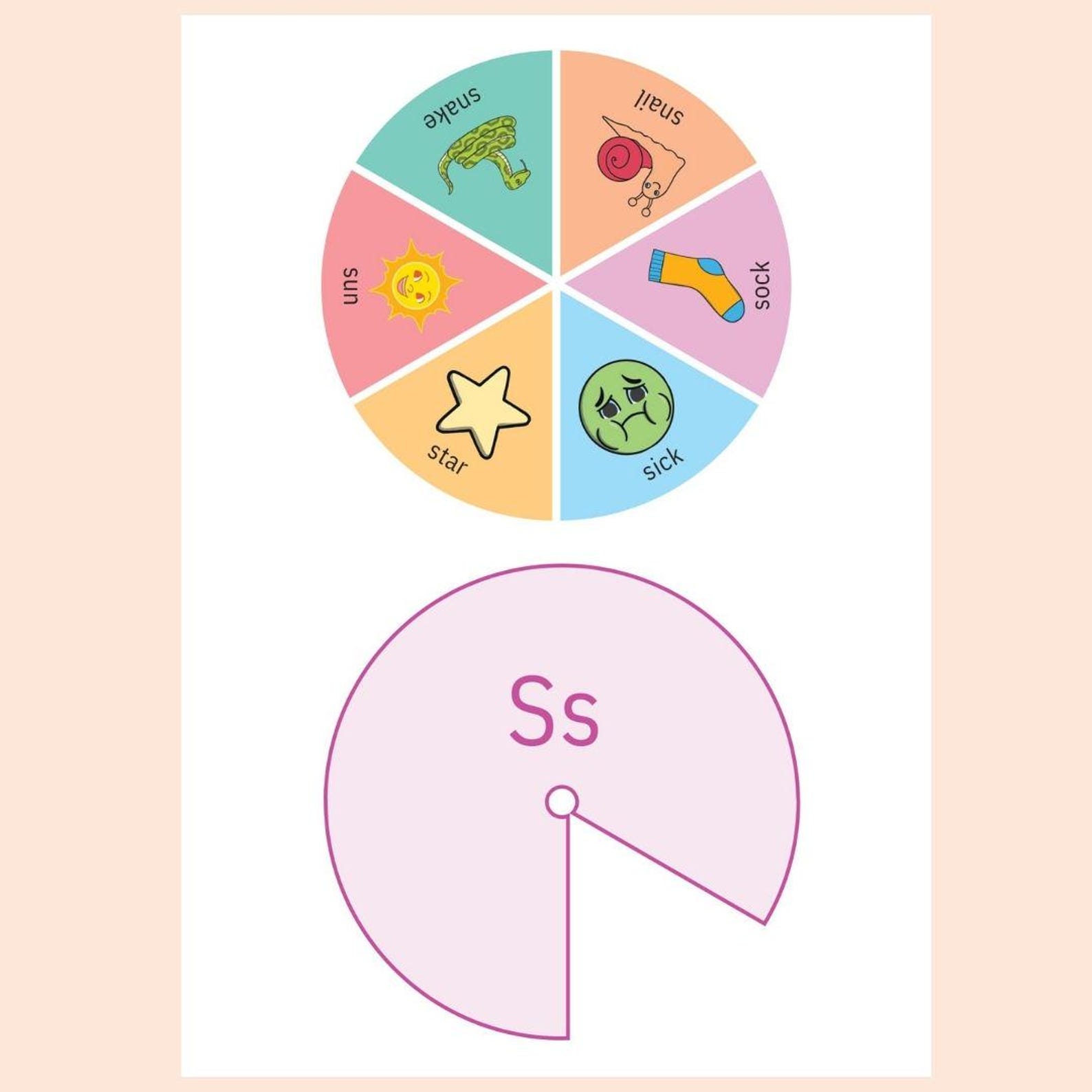 Letter Spinner,printable Alphabet Spinners,preschool Printables ...