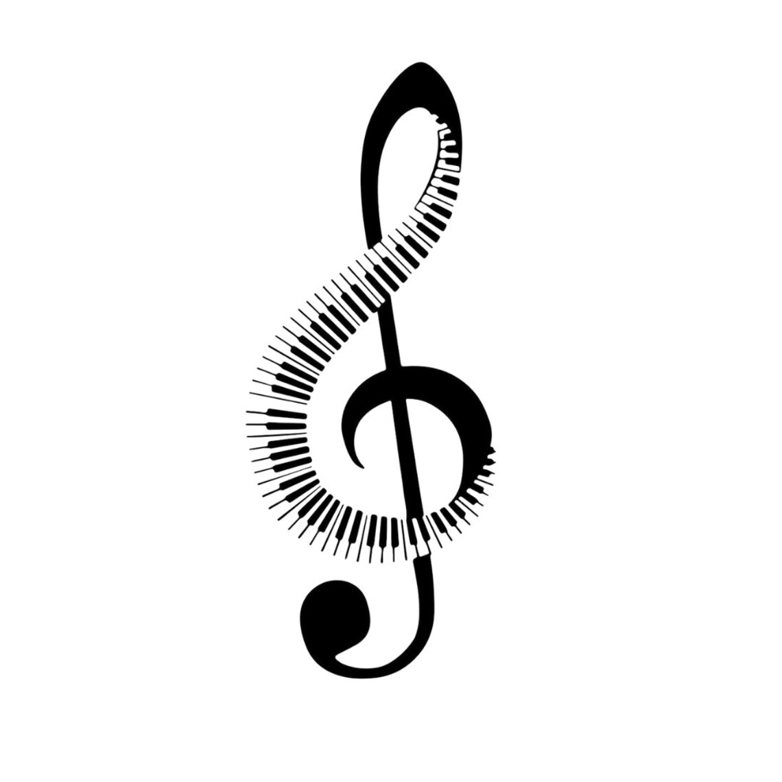 Music Svg, Musical Notes Svg,siluet Müzik Vektör ,custom Music Note ...