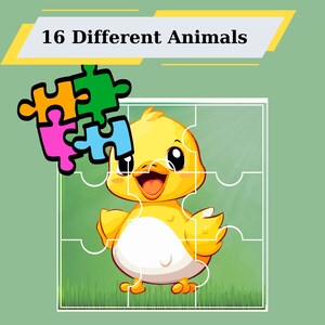 Animal Puzzle for Kids |puzzle | Fine Motor | Homeschool |children's ...