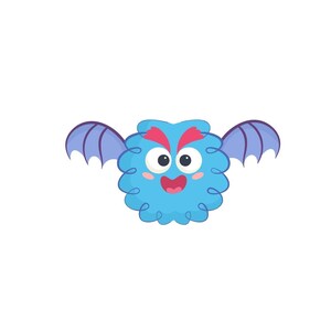 Monster Clipart Set Cute Monster Pictures,30 Different Sweet Monster ...