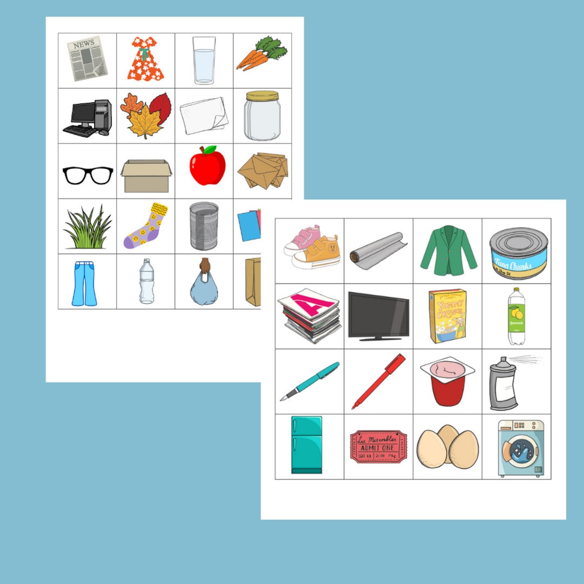 Recycling Activity-recycling Game, Earth Day Activity,waste Sorting ...