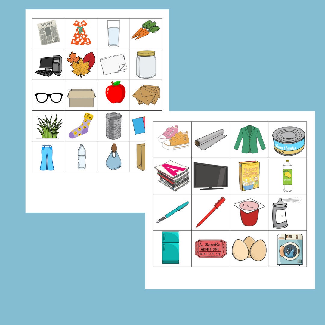 Recycling Activity-recycling Game, Earth Day Activity,waste Sorting ...