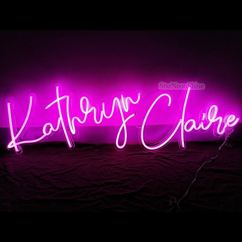 Neon Name Sign - Etsy