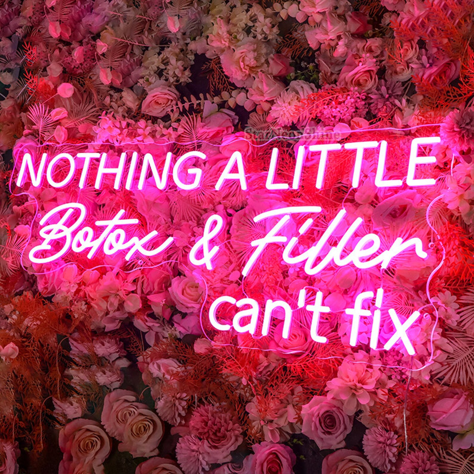 Nothing a Little Botox Filler Can't Fix Neon Sign,botox Art ,sign for ...