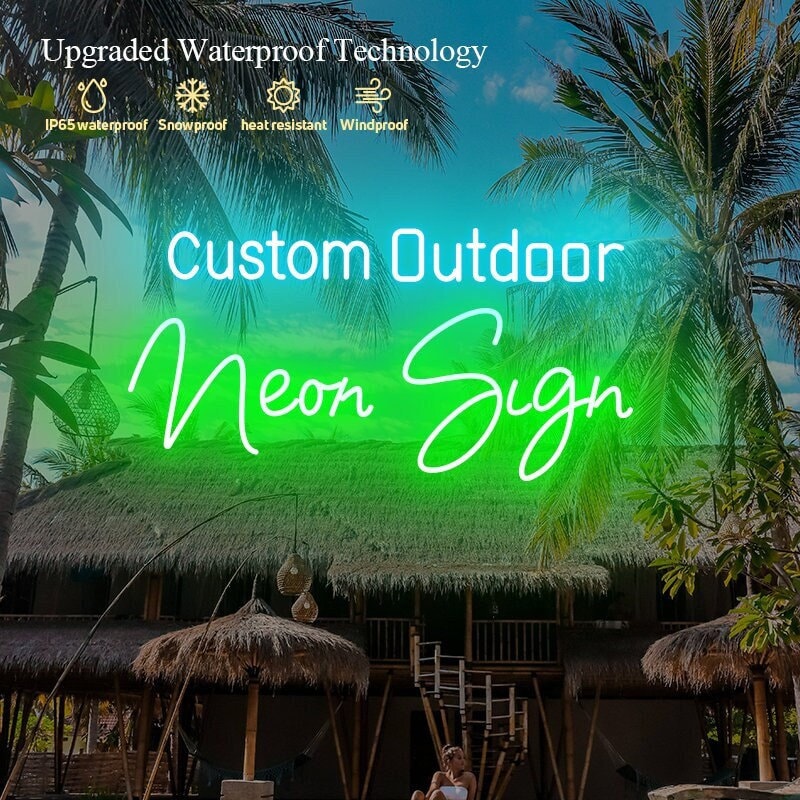 Outdoor Waterproof Neon Sign, Custom Waterproof Neon Sign Business Led ...