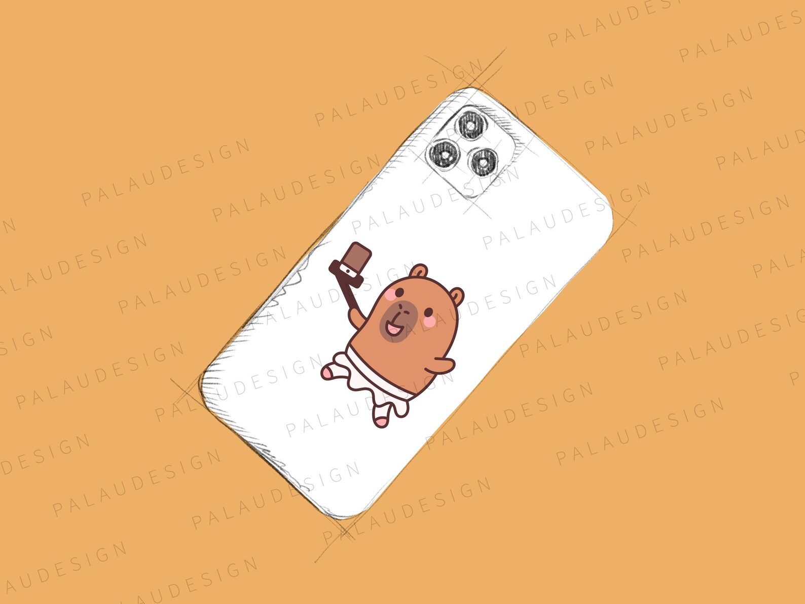 Cute Capybara Ballerina Clipart Set - Kawaii Cartoon Animal Vector ...