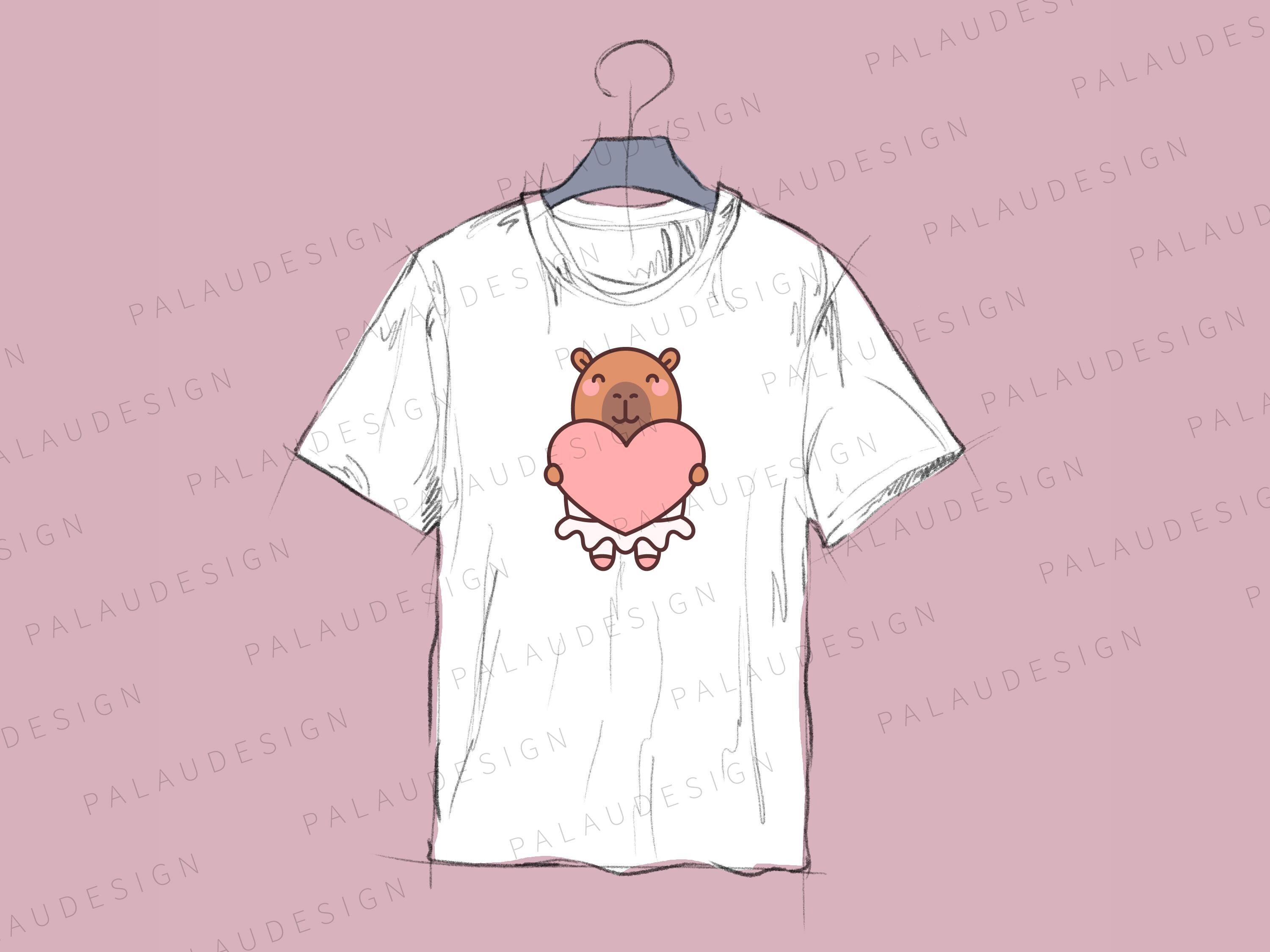 Cute Capybara Ballerina Clipart Set - Kawaii Cartoon Animal Vector ...