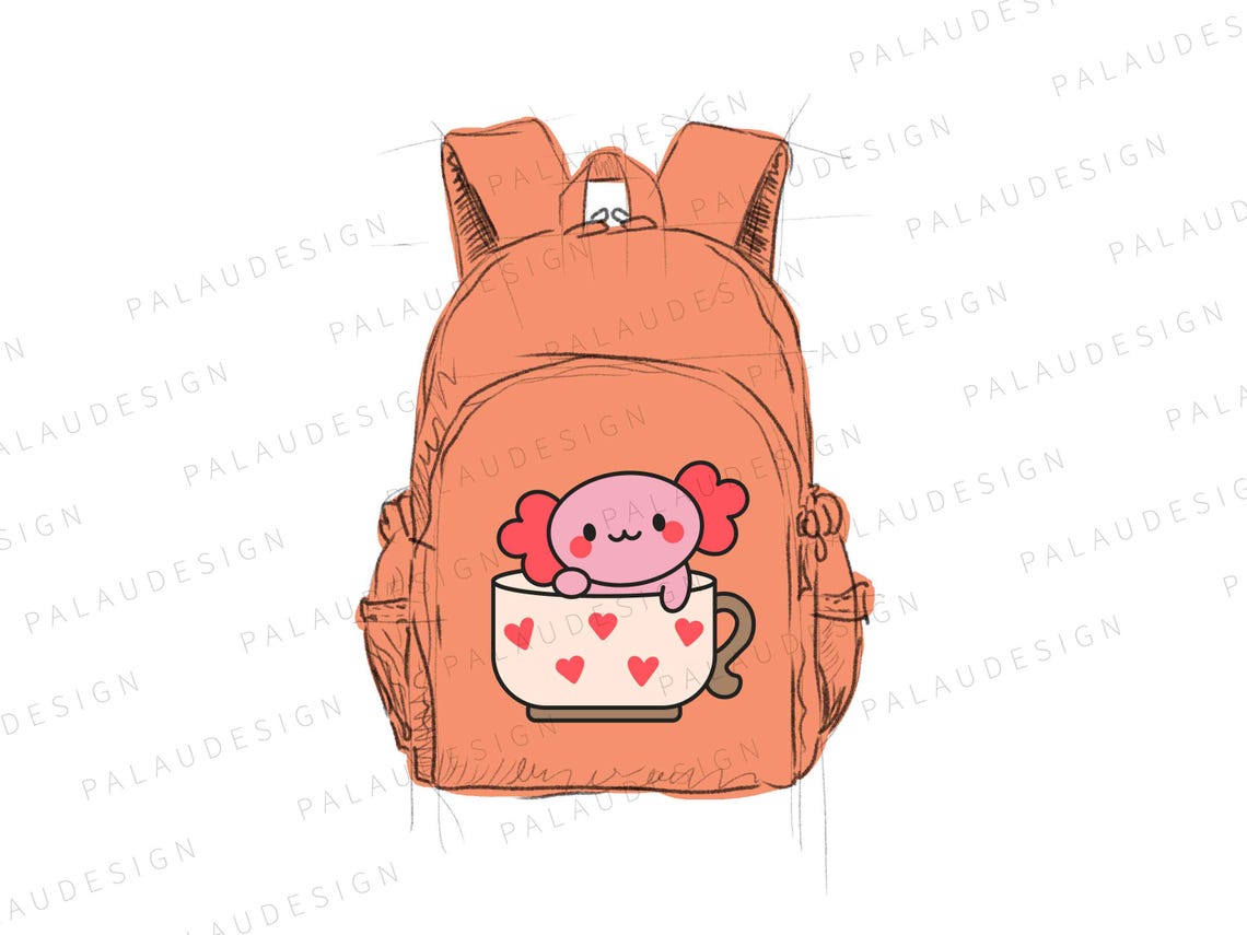 Cute Kawaii Cartoon Animals in Cups Clipart Coloring Pages and Stickers ...