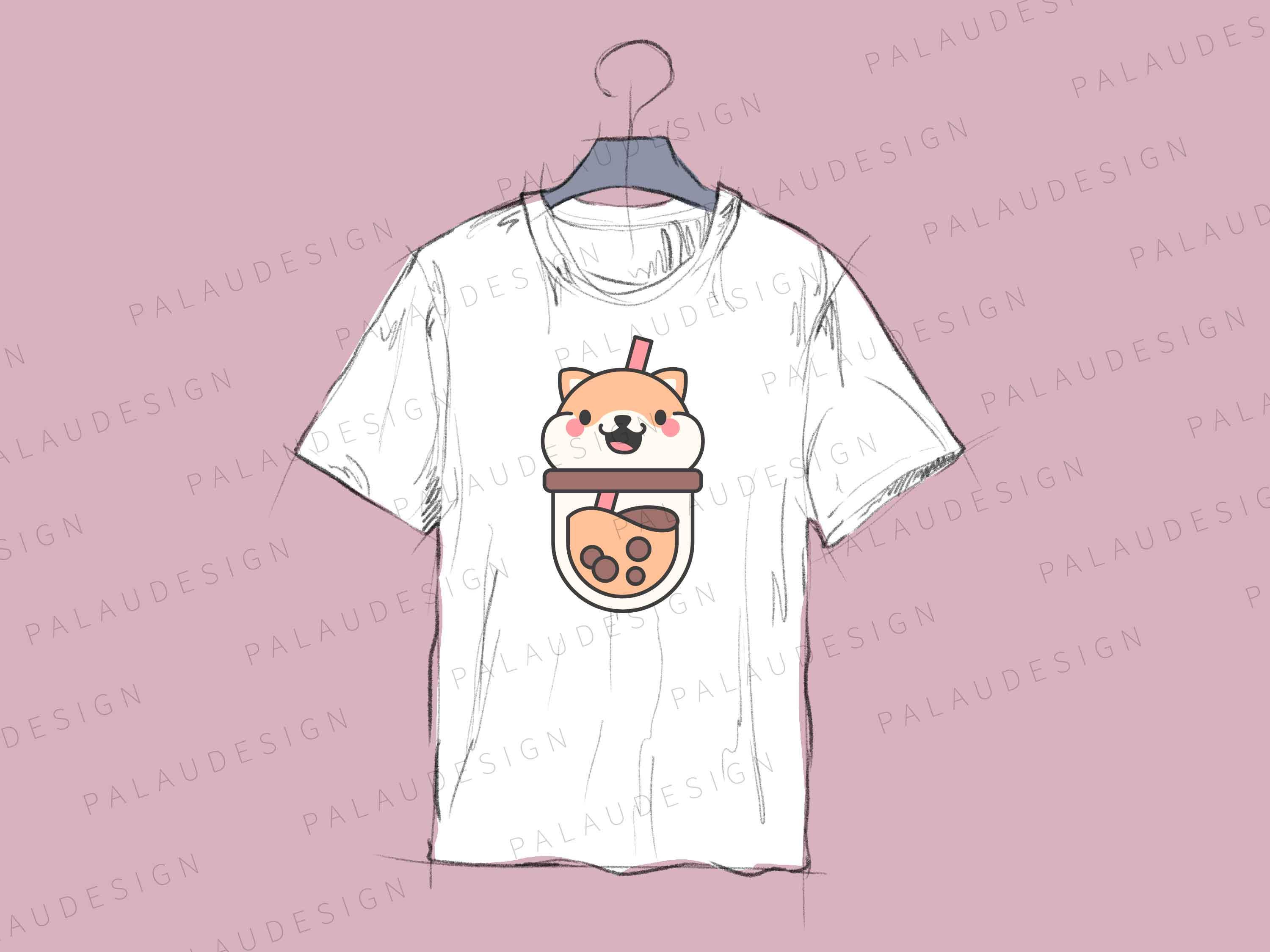 Bubble Tea Animals Clipart Bundle Cute Kawaii Vector Illustrations ...