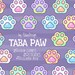 Cute Kawaii Soft Squishy Paw Print Clipart | Pastel Squishy Pet Paws ...
