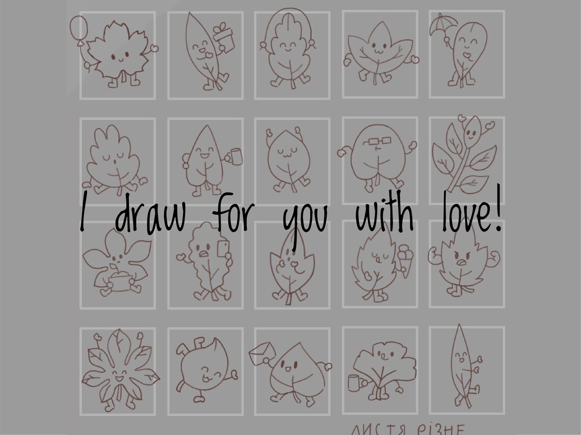 Autumn Leaves Clipart Bundle: Fall Tree Leaf Illustrations (digital ...