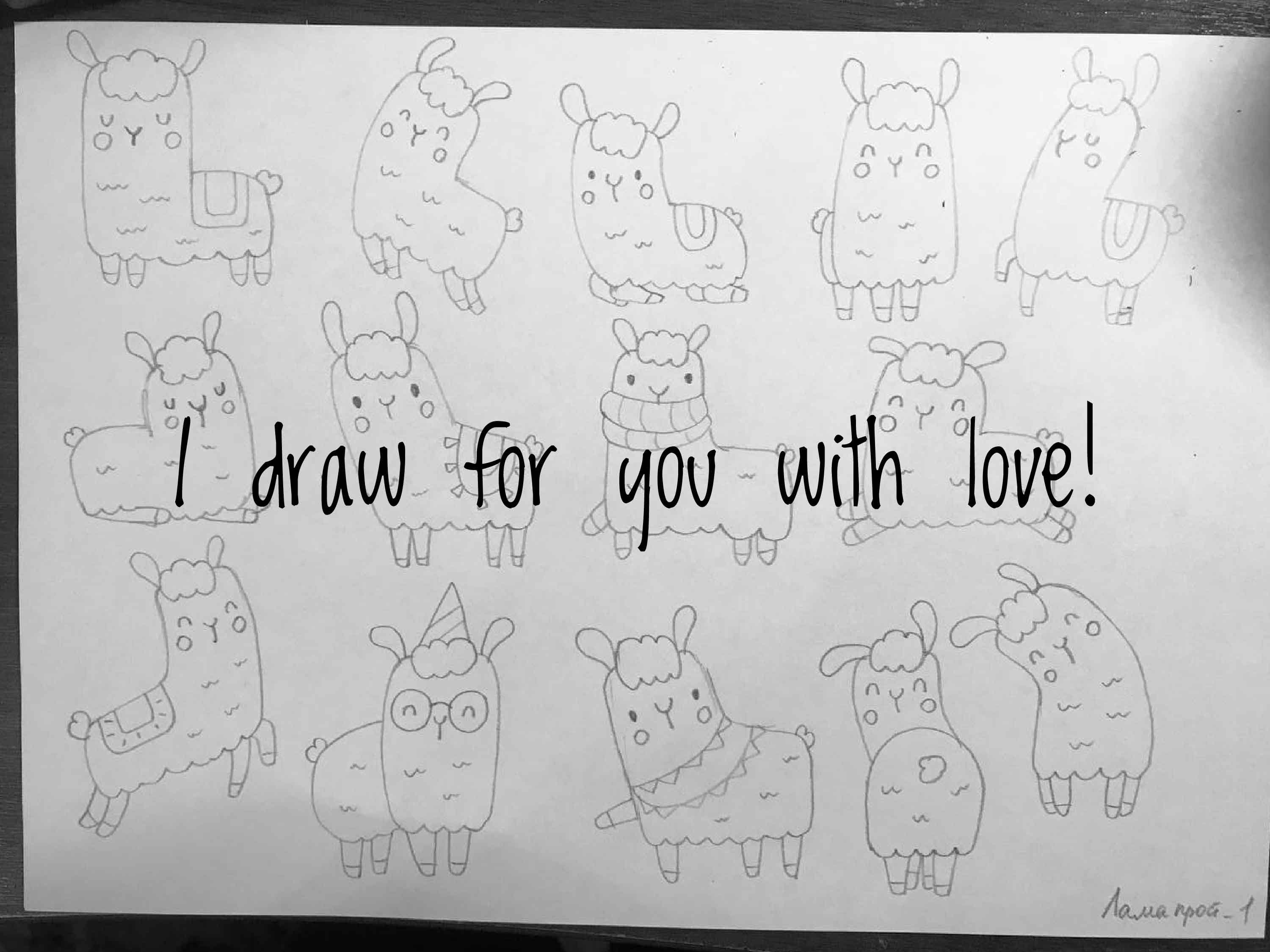 Adorable Llama Clip Art Set: SVG & PNG Digital Download Perfect for ...