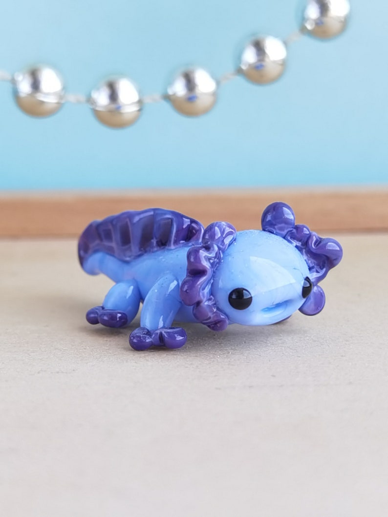 Glass Figurines Axolotl Figurine Glass Axolotl Ornament Tiny Axolotl ...