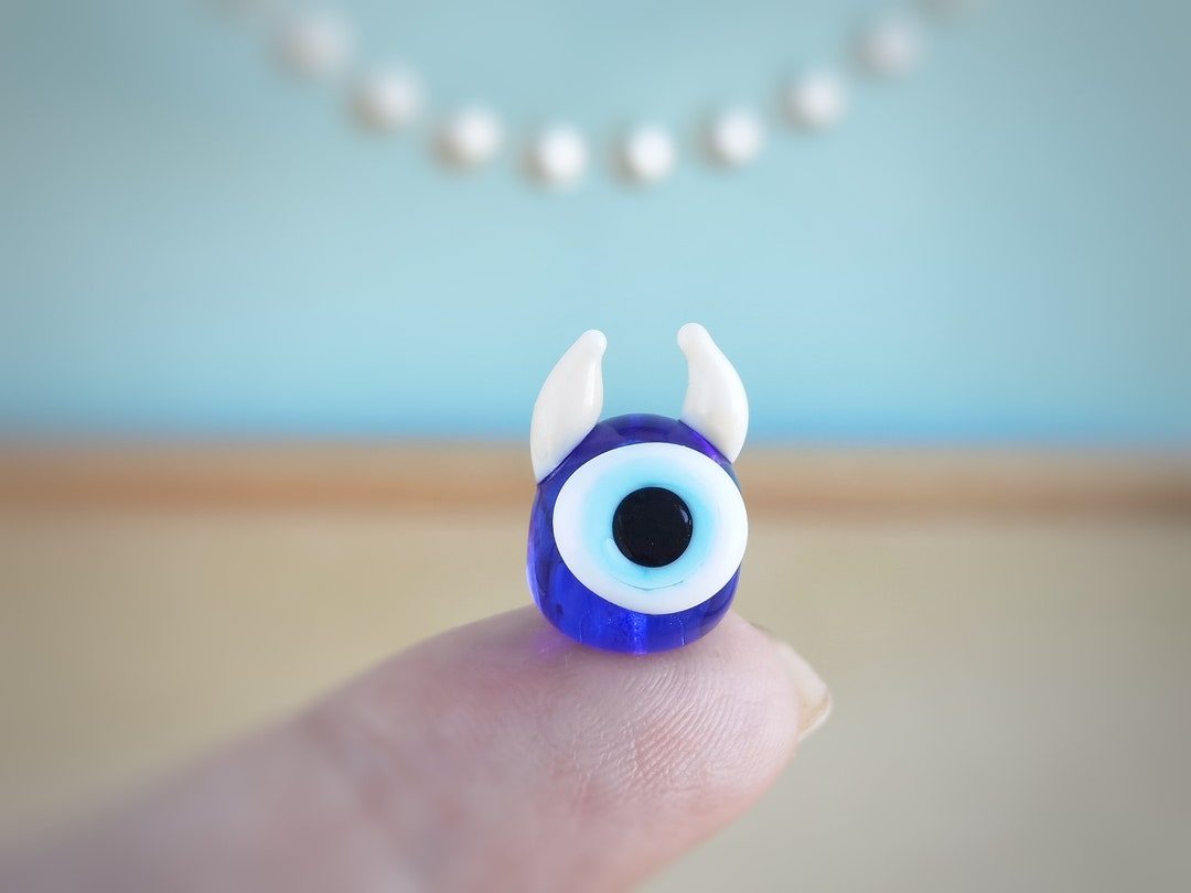 EVIL EYE Monster Figurine Tiny Monster Miniature Glass Monster Figurine ...
