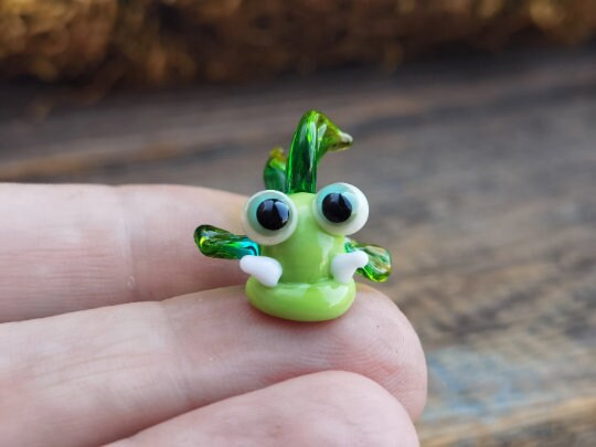 Glass Fish Figurines Tiny Fish Miniature Fish Glass Figurines Tiny ...