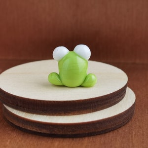 Frog Gifts Frog Figurine Tiny Frog Miniature, Mini Glass Frog Figurine ...