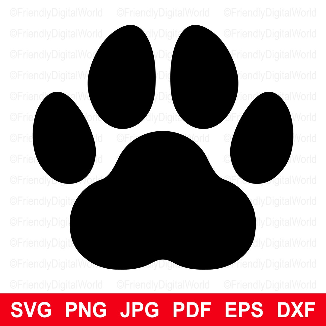 Dog Paw Svg, Dog Cute Paw, Sketch Paw Svg, Dog Paw Print Svg, Paw Svg ...